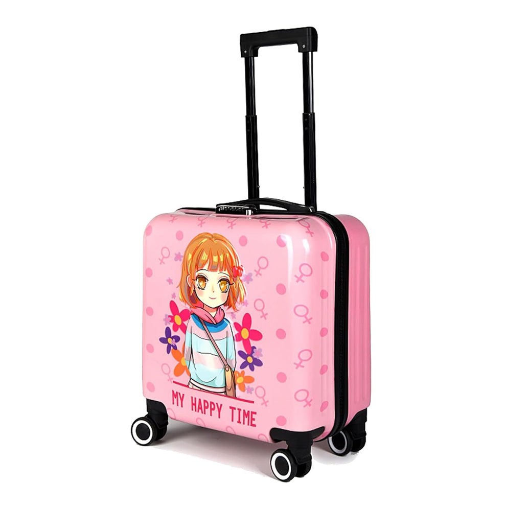 Storite 20-Inch Kids Trolley Bag - Hard-Sided Polycarbonate with Carto
